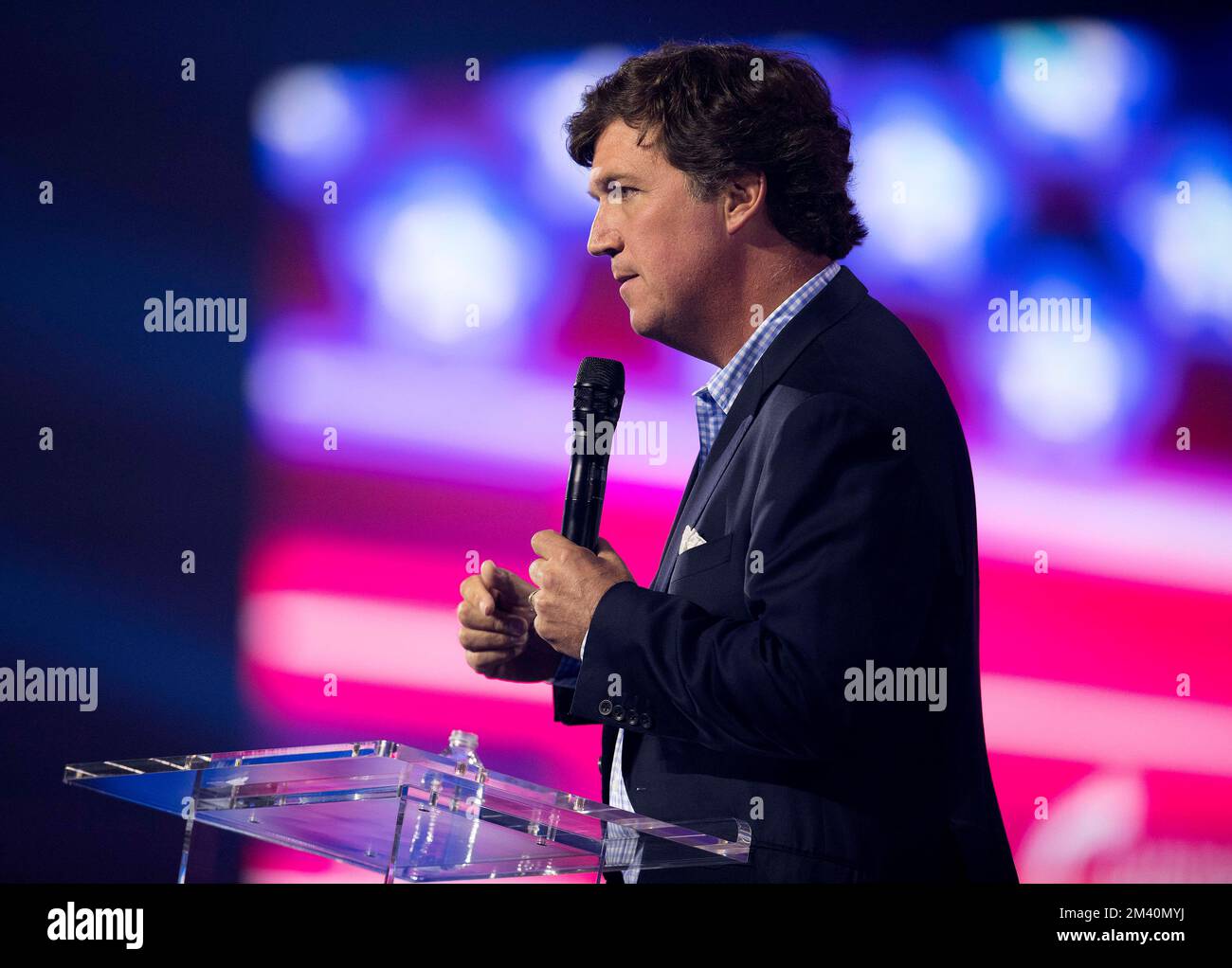 Tucker carlson turning point usa hi-res stock photography and images ...