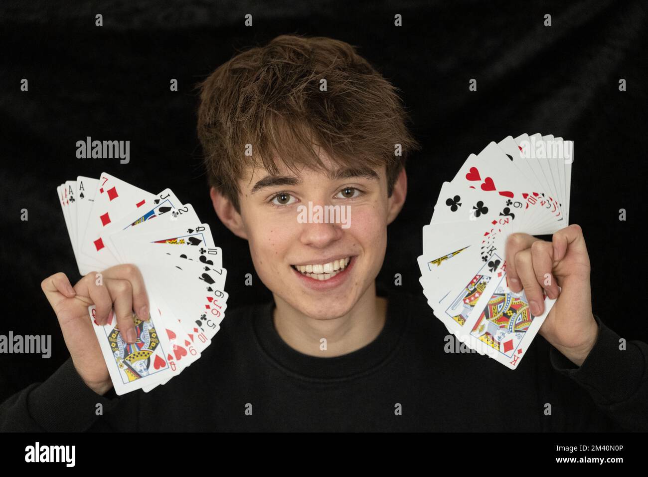 Stuttgart, Germany. 24th Nov, 2022. Maurice Grange, magician, has ...