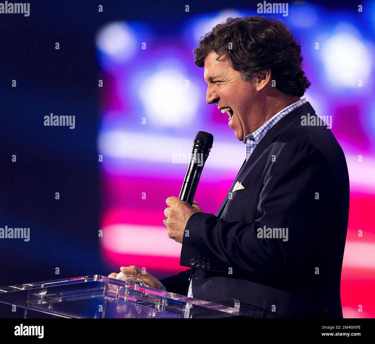 Phoenix, Arizona, USA. 17th Dec, 2022. Fox News host TUCKER CARLSON ...