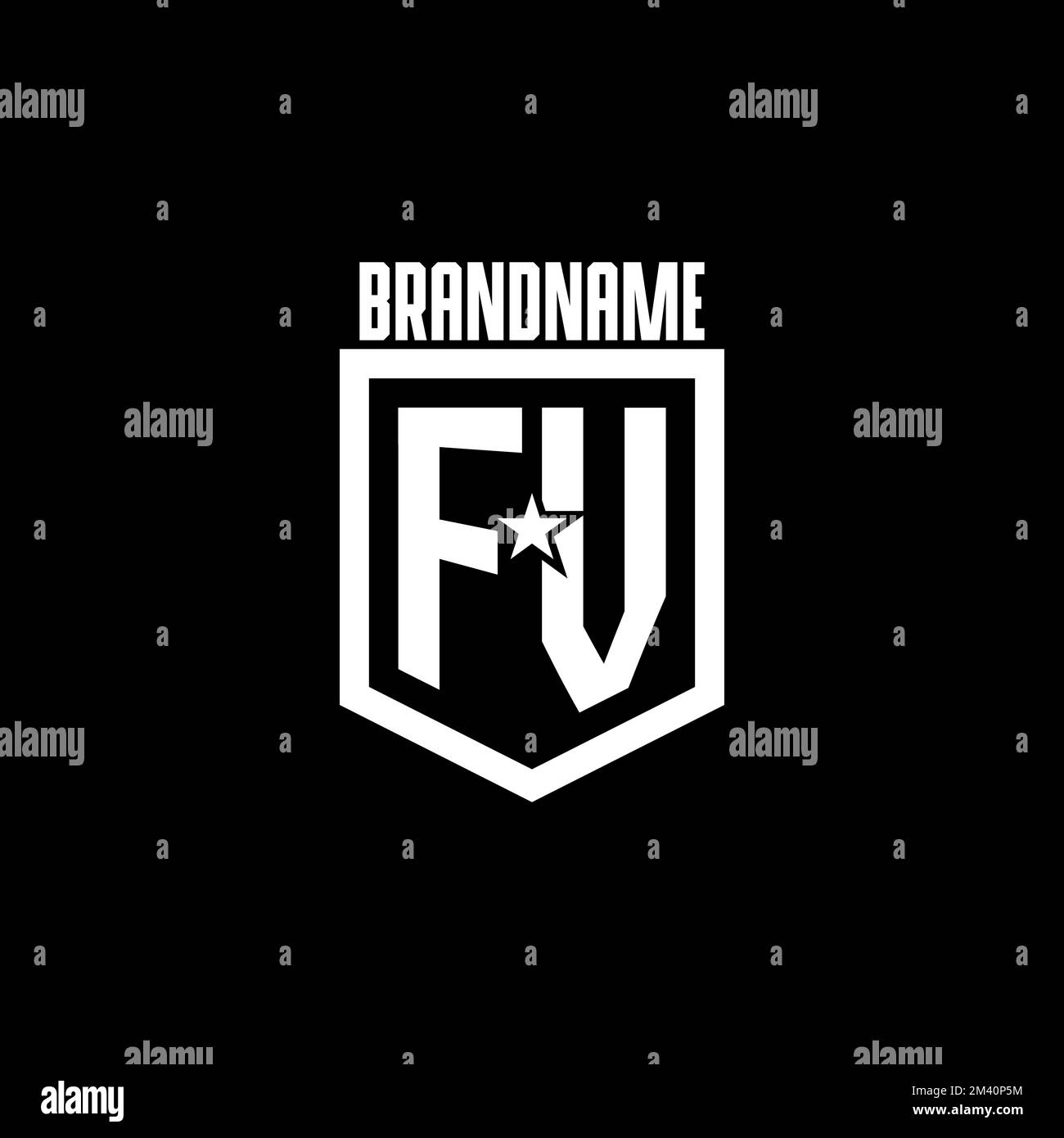 Fv gaming logo hi-res stock photography and images - Alamy