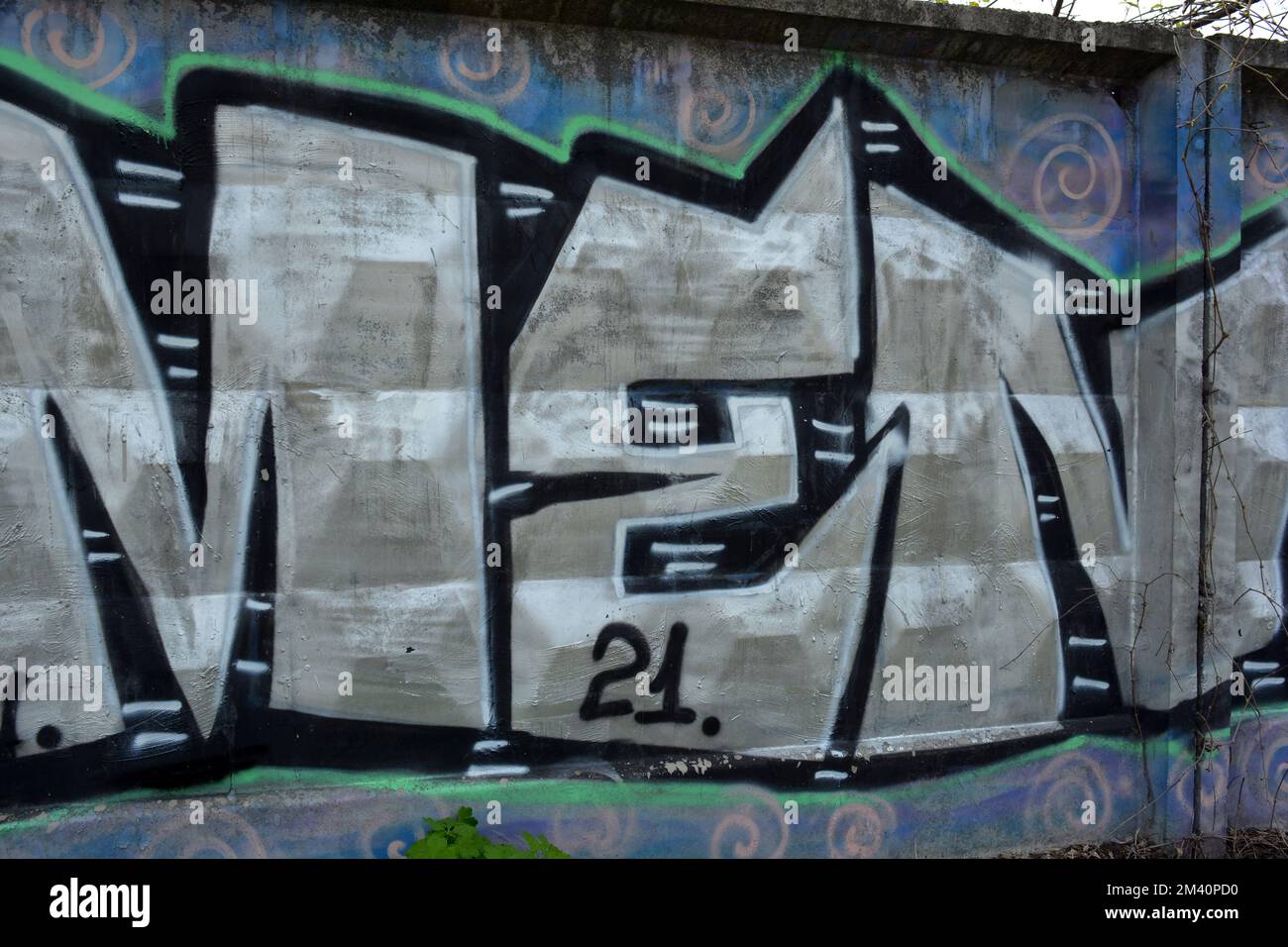 The Word Math In Graffiti