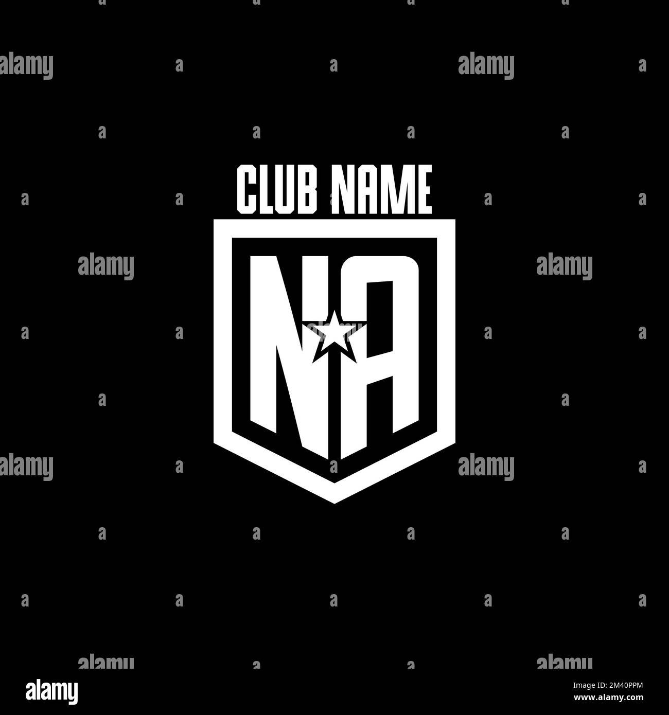 Letter na vector vectors hi-res stock photography and images - Alamy