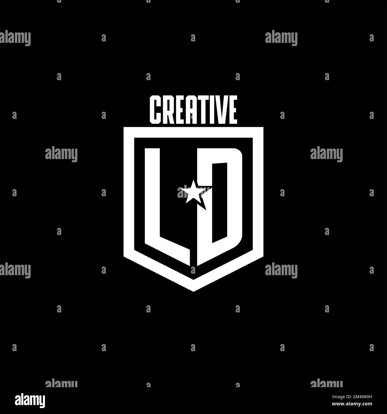 Ld gaming logo hi-res stock photography and images - Alamy