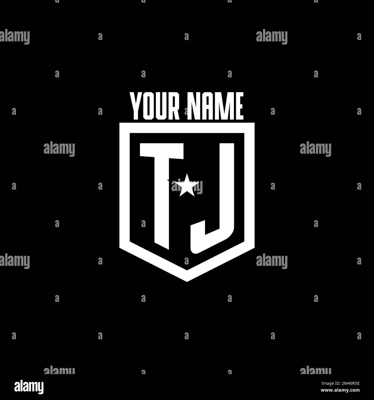 Tj logo Black and White Stock Photos & Images - Alamy