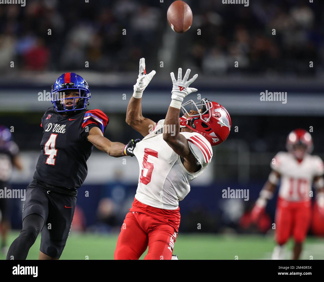 Dallas, TX, USA. 17th Dec, 2022. North Shore DB Jacoby Davis about to ...