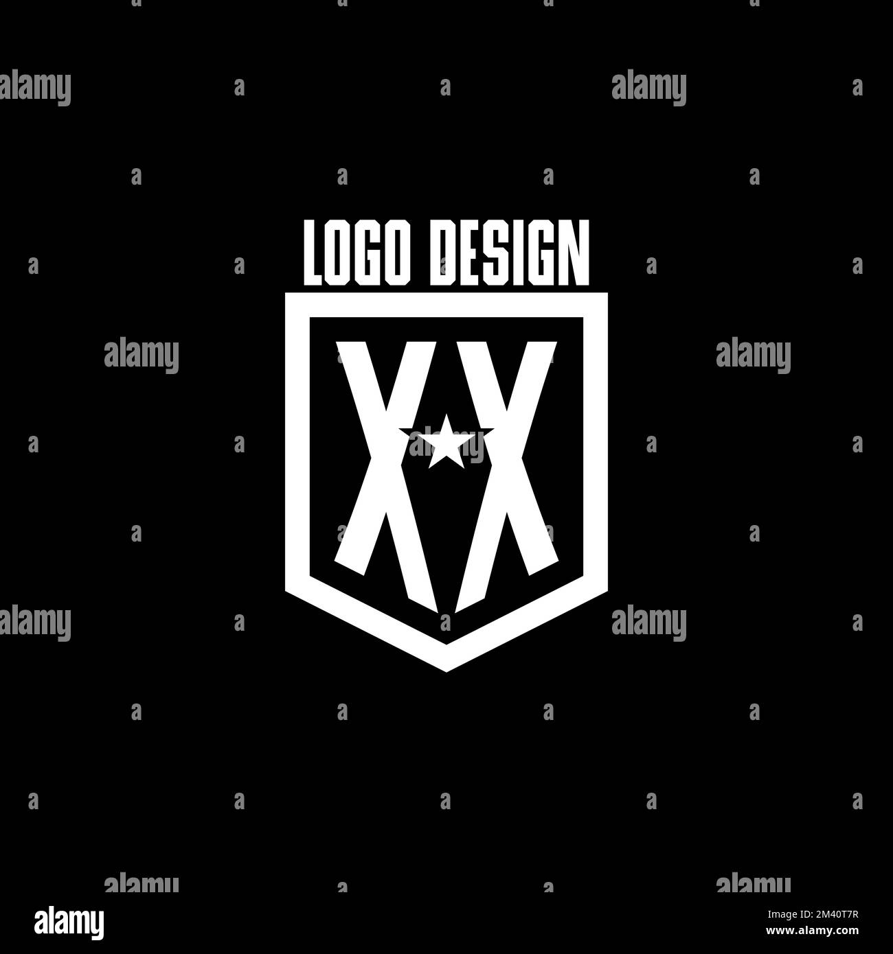 Xx gaming logo Black and White Stock Photos & Images - Alamy