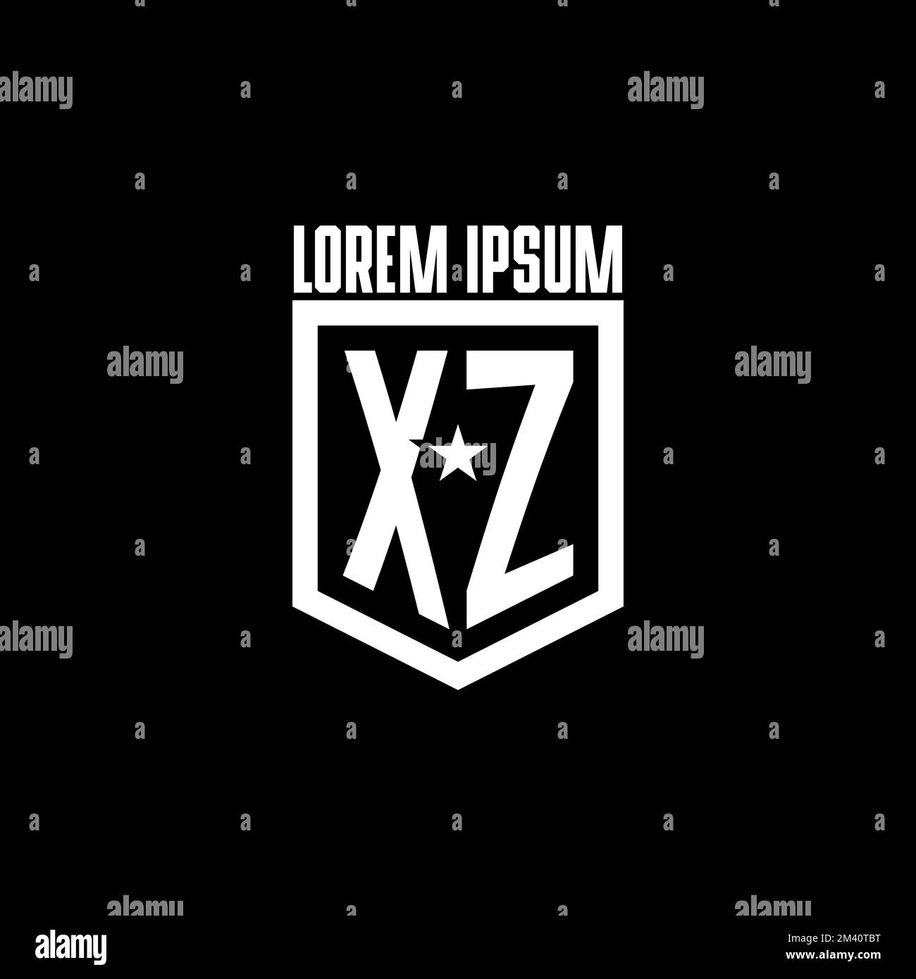 Xz gaming logo Stock Vector Images - Alamy