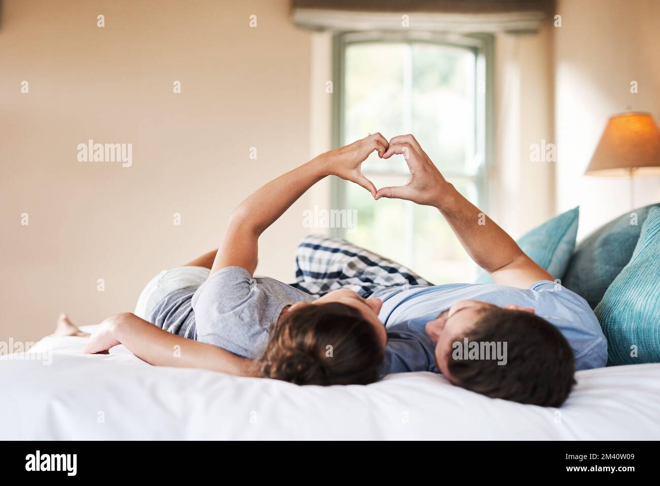 We complete each other in everywhere. an affectionate young couple ...