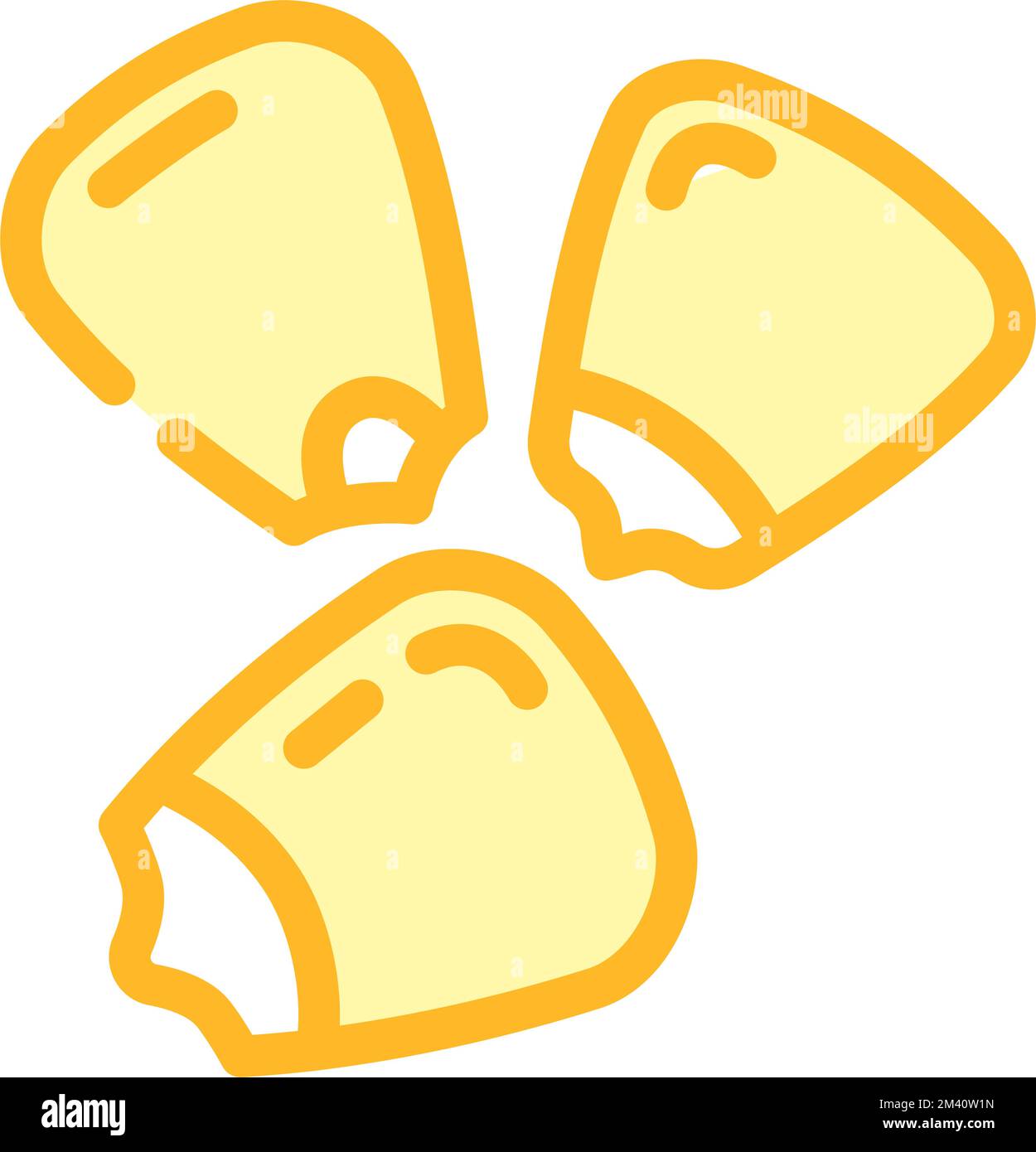 corn grain food color icon vector illustration Stock Vector Image & Art ...