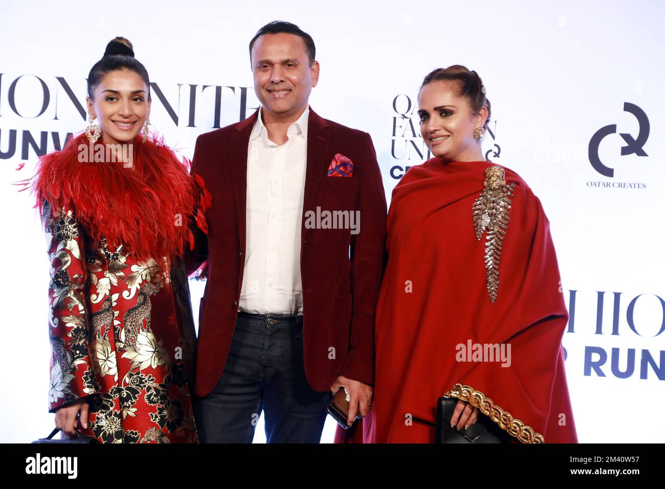 December 16, 2022 in Doha, Qatar: Models walk on a runway during the ...