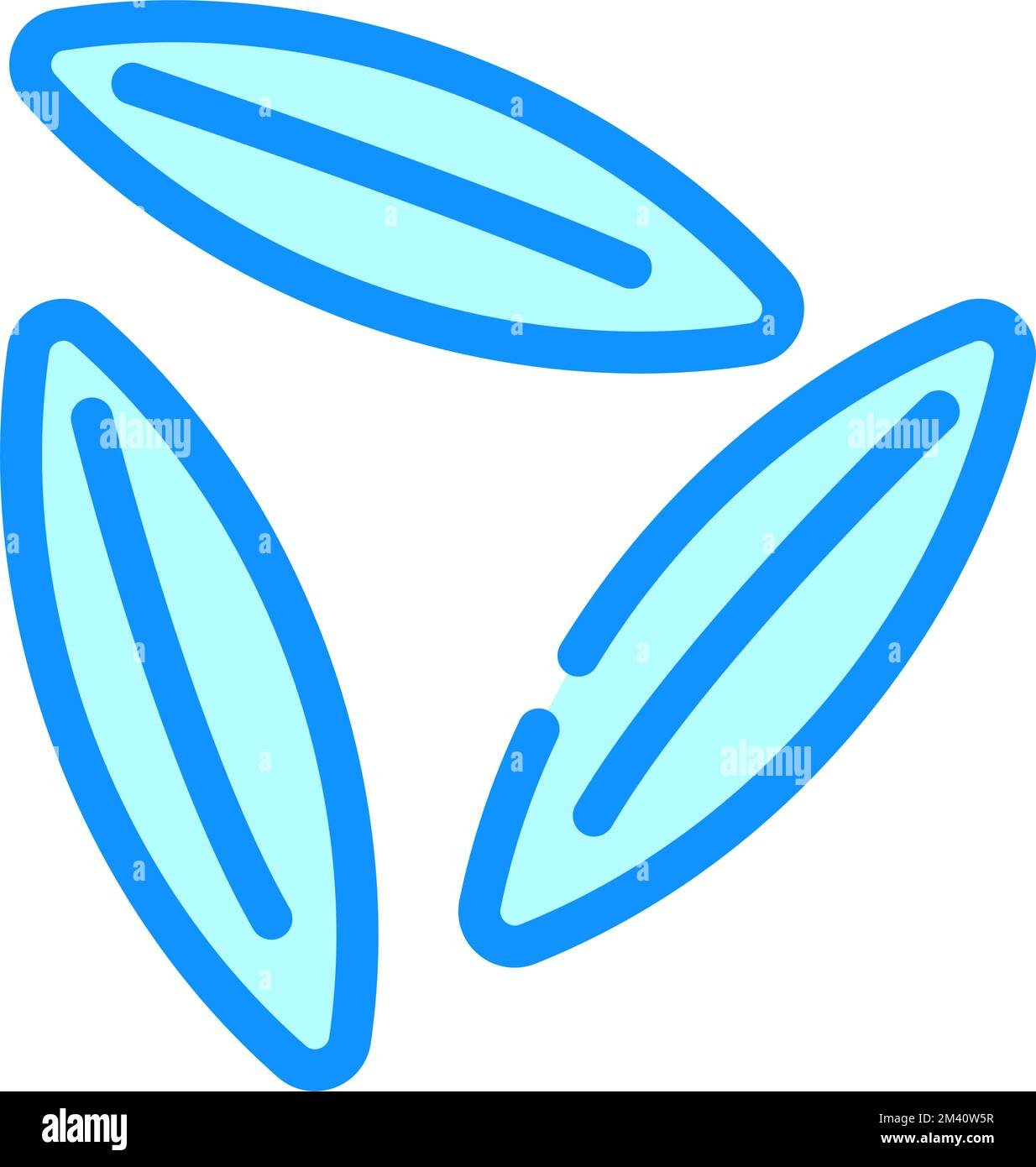 rice grain healthy color icon vector illustration Stock Vector Image ...