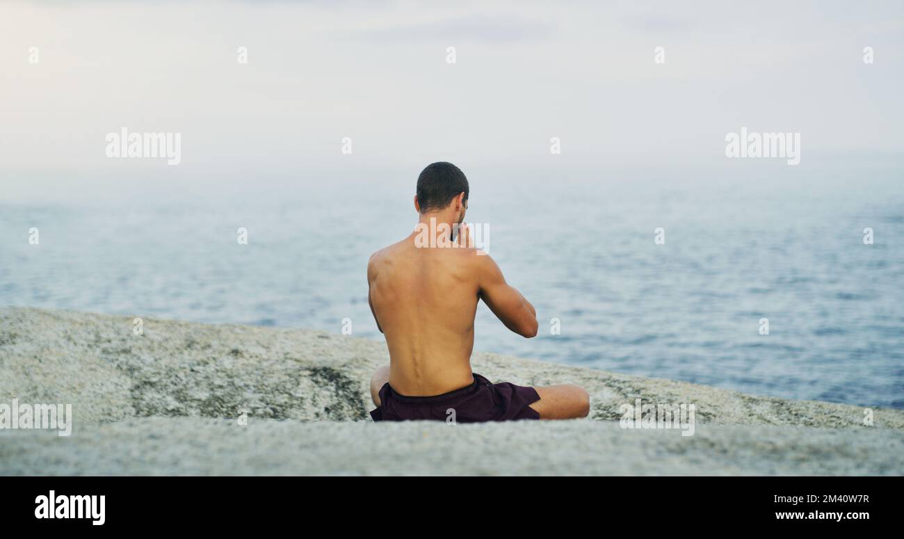 Sitting cross legged sitting meditation hi-res stock photography and ...