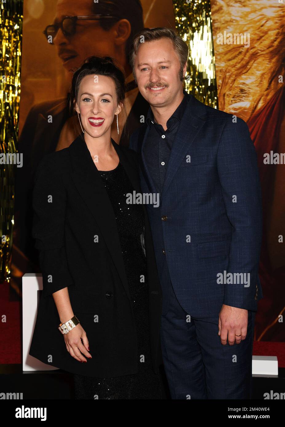 LOS ANGELES, CALIFORNIA - DECEMBER 15: Rory Scovel (R) and guest attend ...