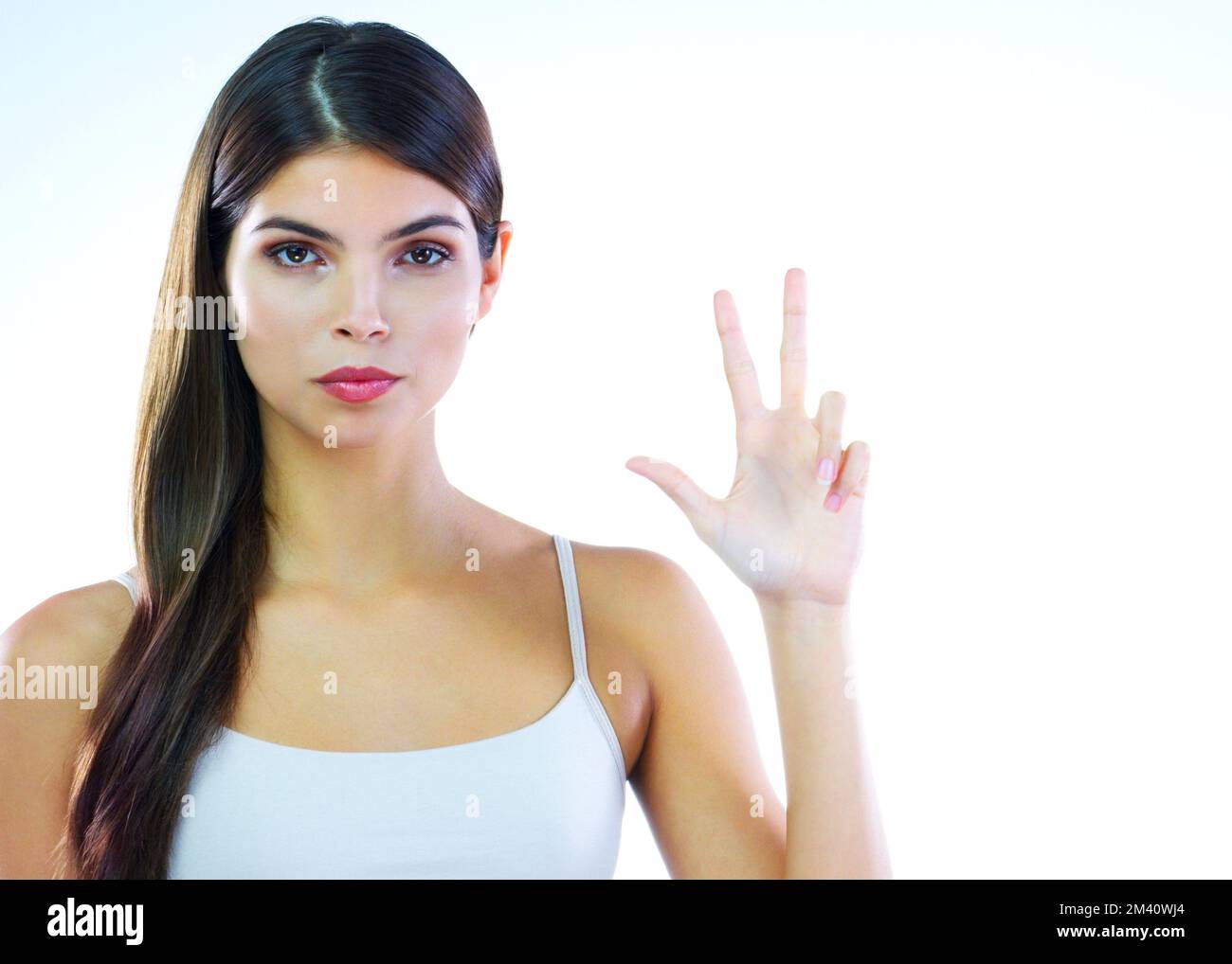 Heres your three options...a beautiful young woman posing against a ...