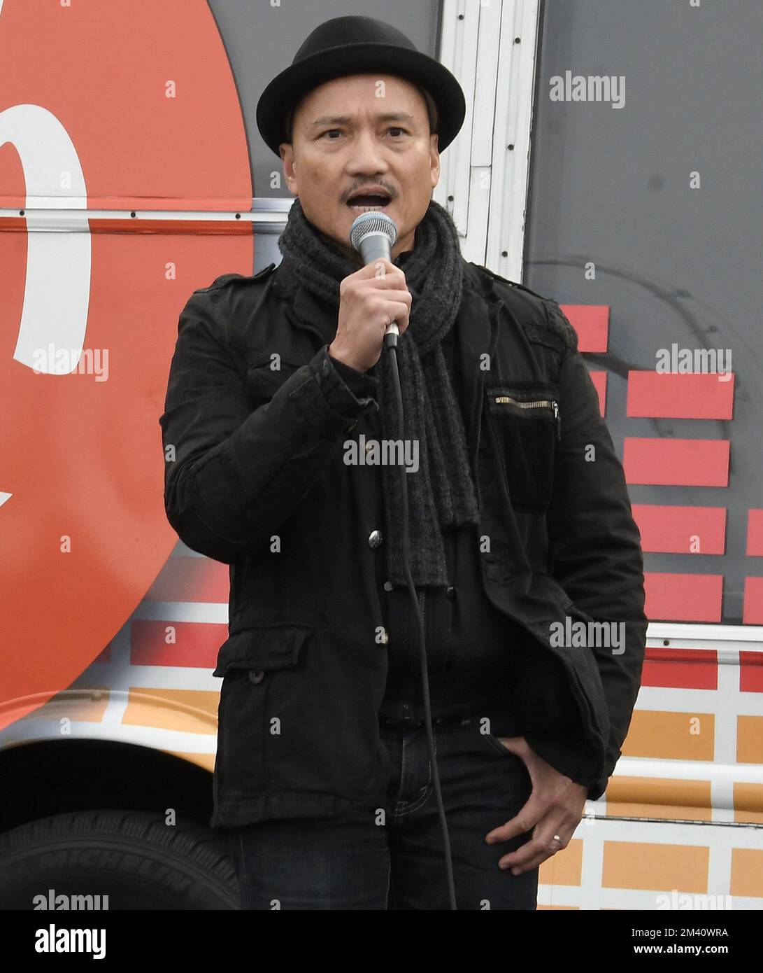 Los Angeles, USA. 17th Dec, 2022. Jon Jon Briones singing at the FACE ...