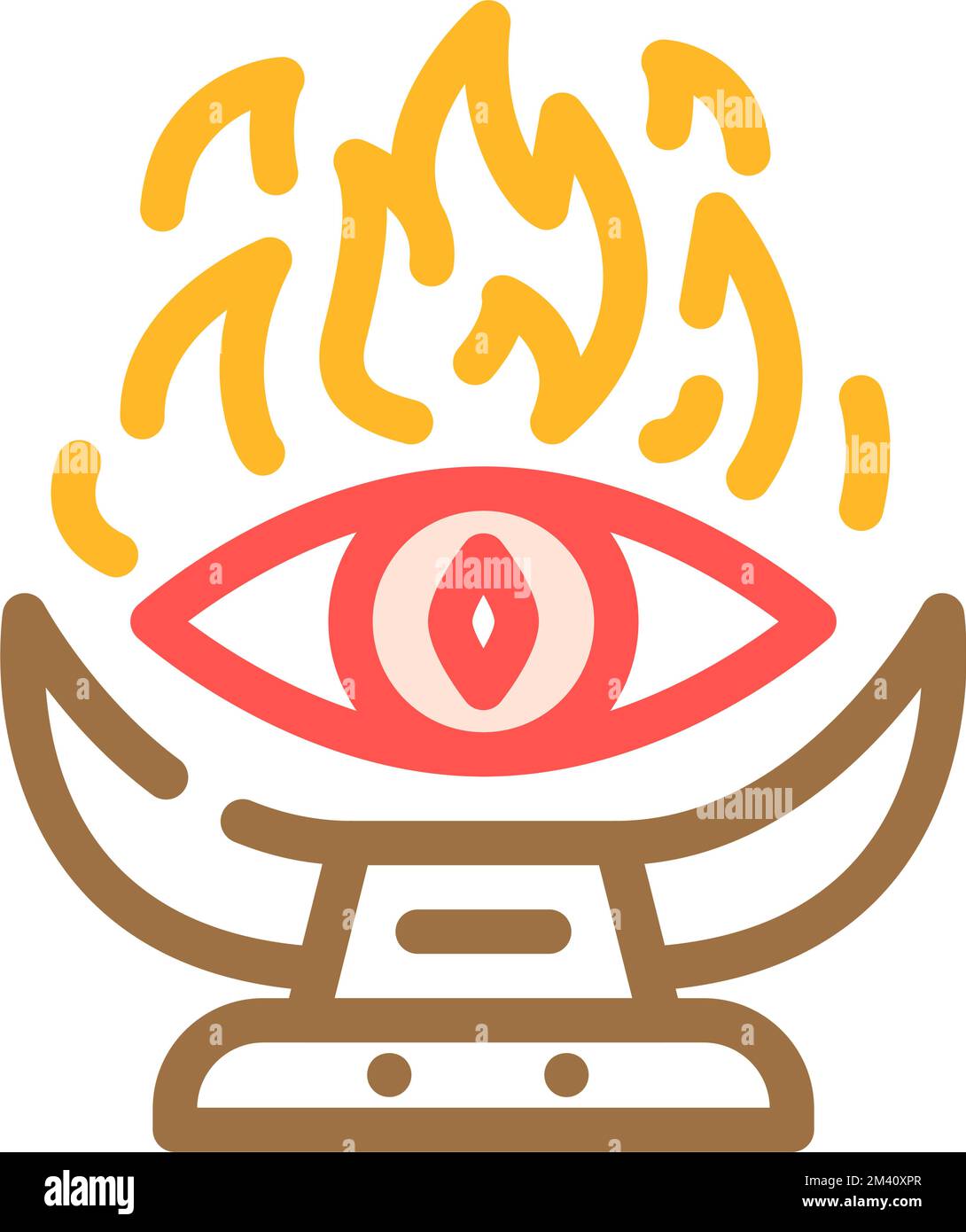 inferno color icon vector illustration Stock Vector Image & Art - Alamy