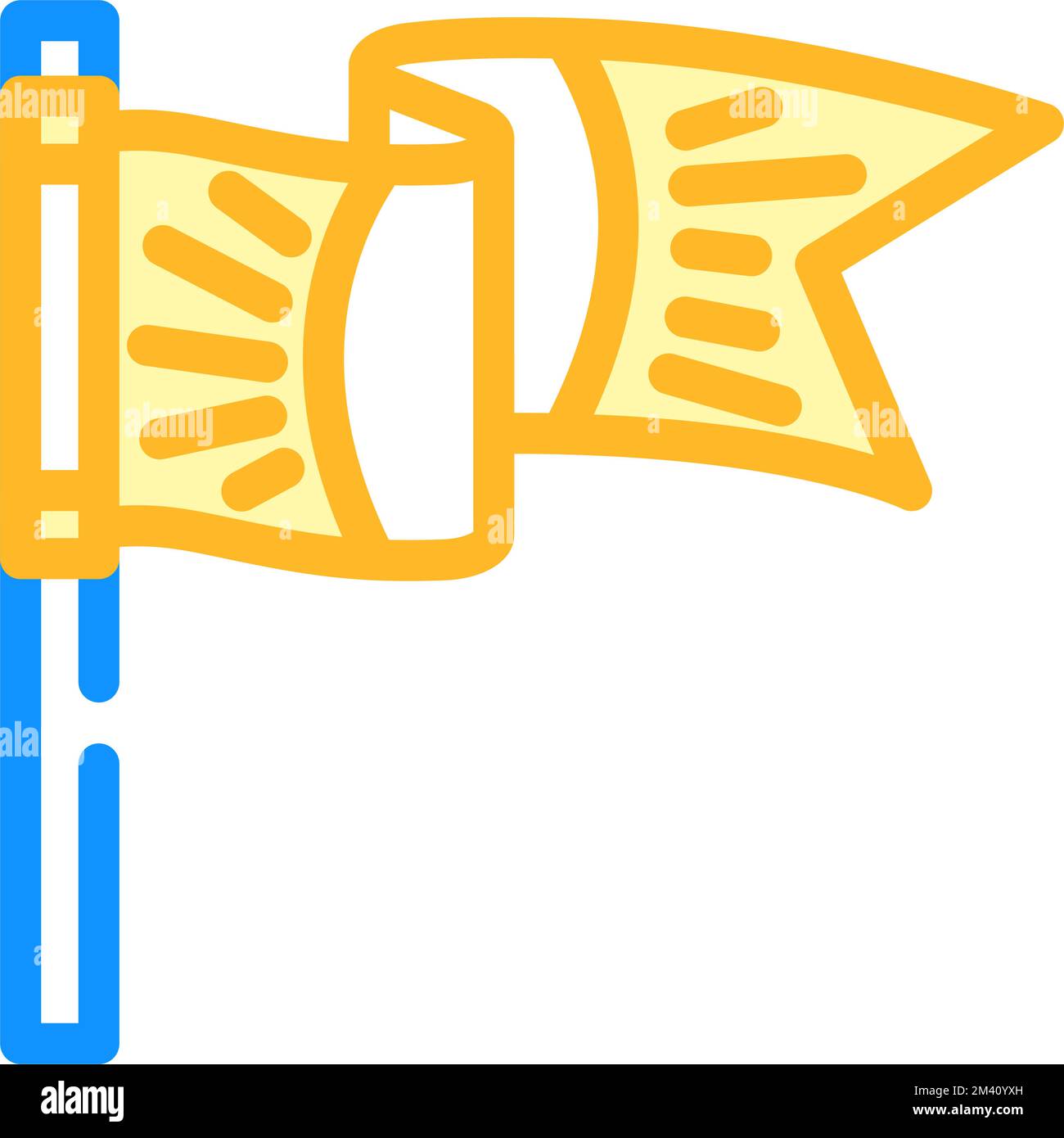 retro flag color icon vector illustration Stock Vector Image & Art - Alamy