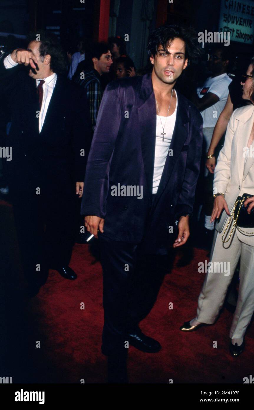 Richard Grieco at the Born to Run Premiere on July 22, 1993 at the WGA ...
