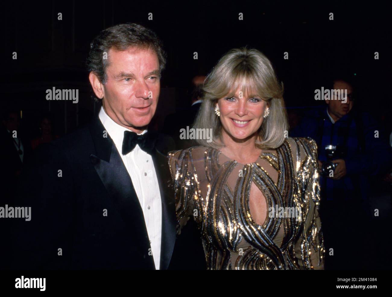 Richard Cohen and Linda Evans at the1988 American Friends Hebrew ...