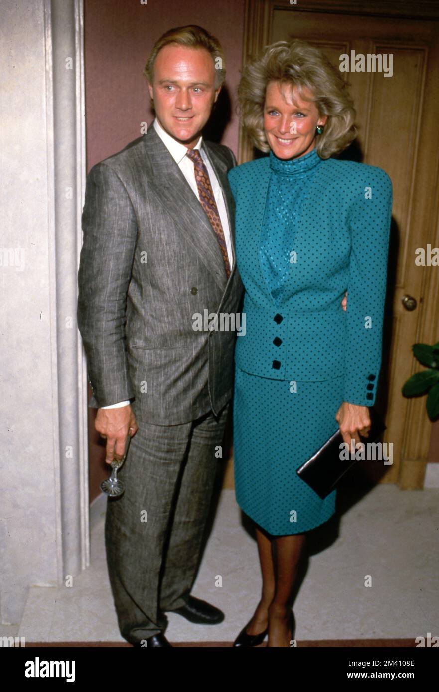 Linda Evans And Christopher Cazenove at the 150th episode of the ...