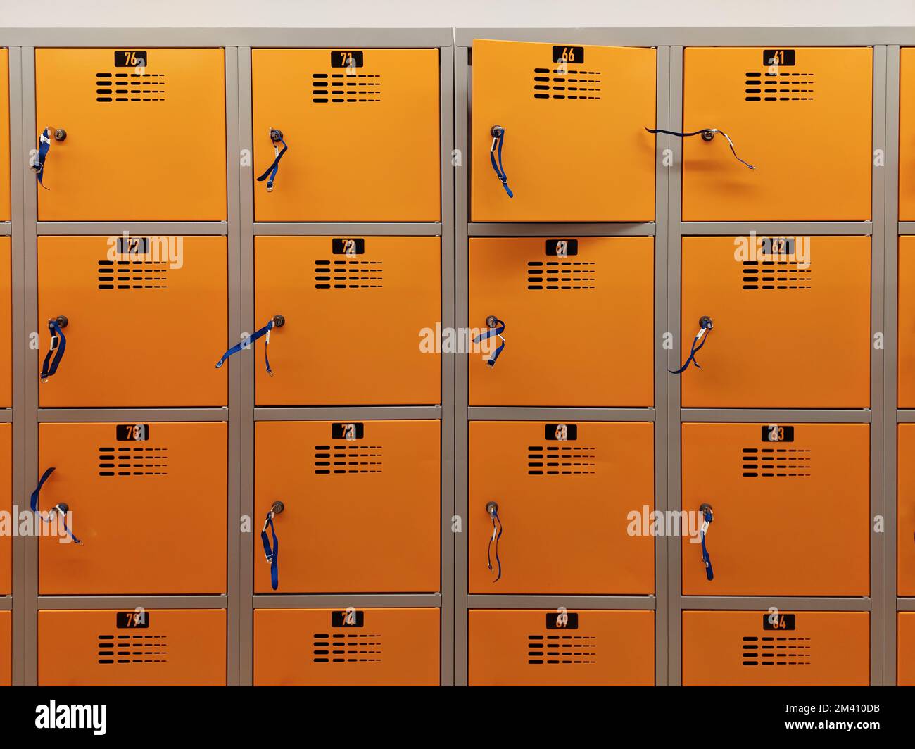 Storage compartments with locks and keys for storing personal ...