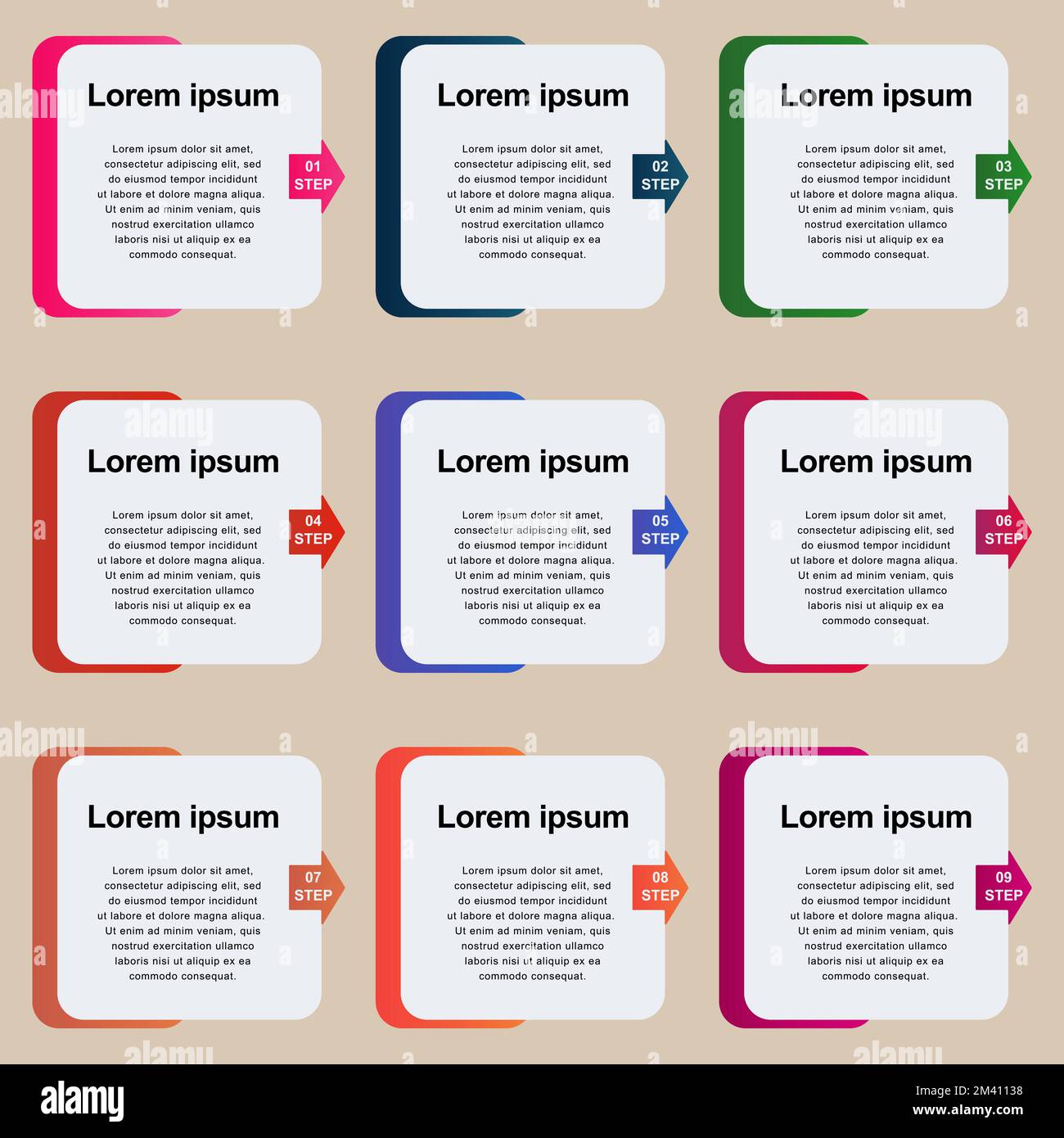 A set of infographic element template design Stock Vector Image & Art ...
