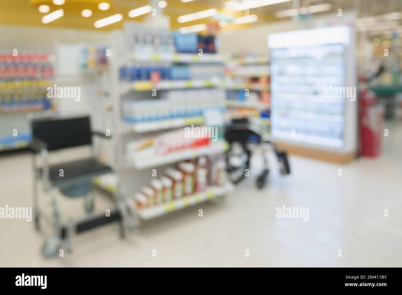 pharmacy drugstore shop interior with medicines vitamins supplement ...