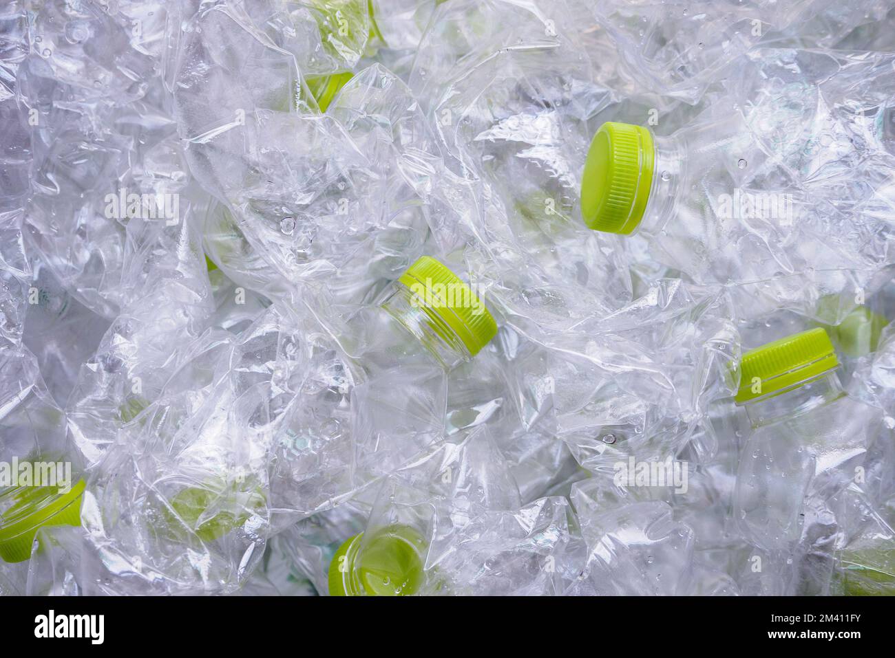 plastic bottles recycle background concept Stock Photo - Alamy
