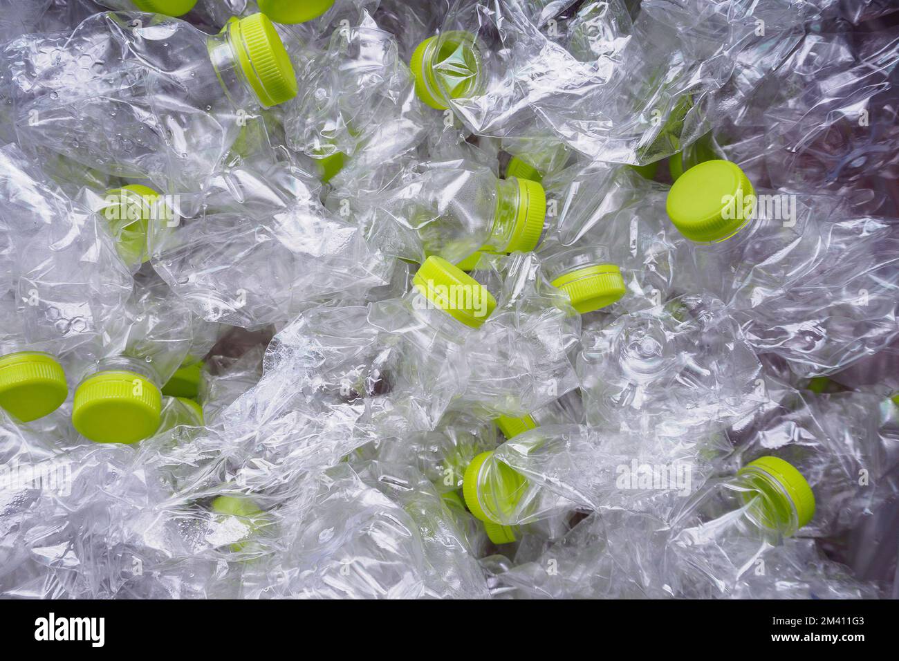 plastic bottles recycle background concept Stock Photo - Alamy