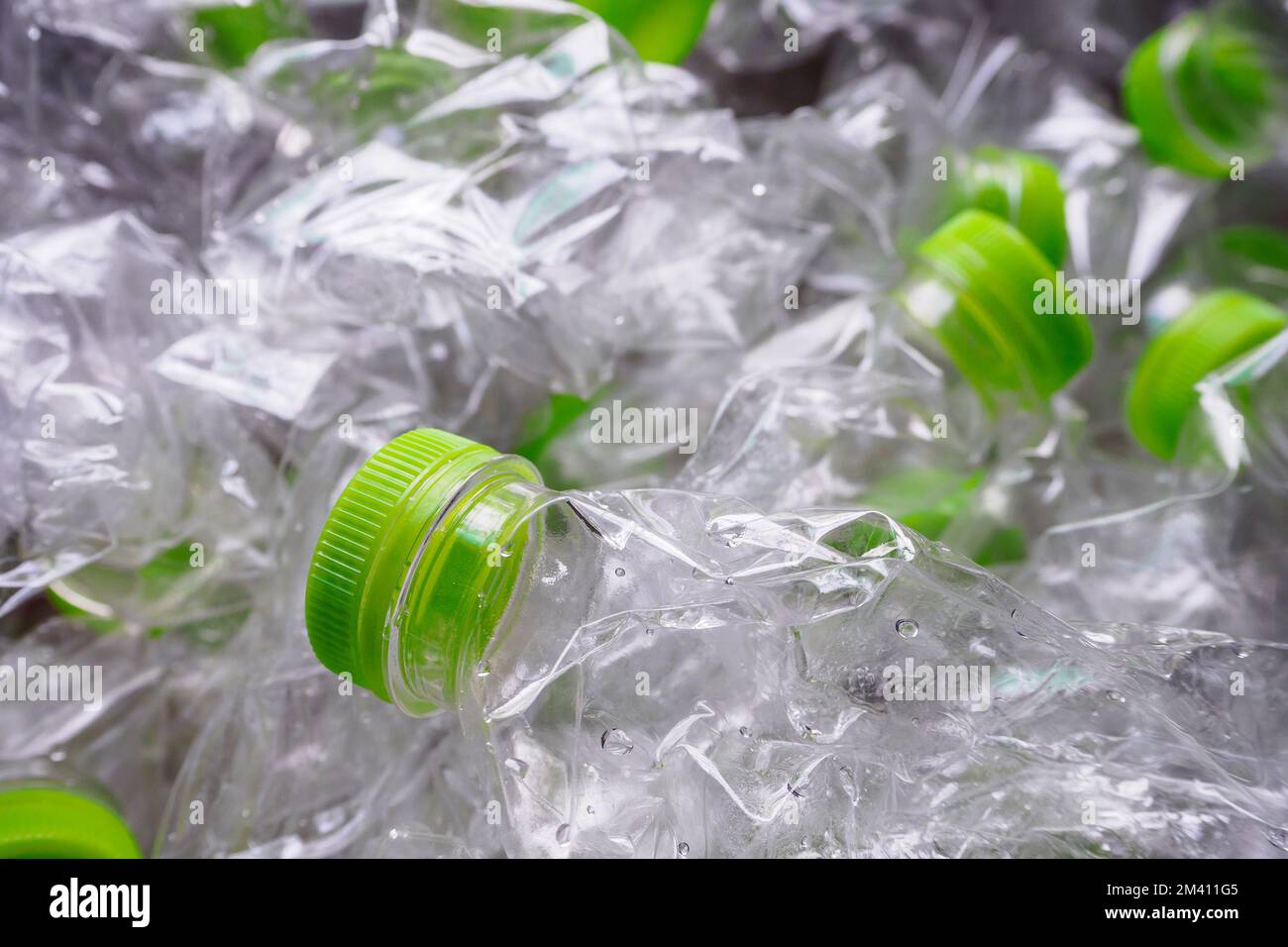 plastic bottles recycle background concept Stock Photo - Alamy