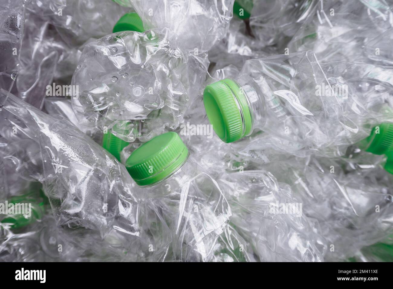 plastic bottles recycle background concept Stock Photo - Alamy