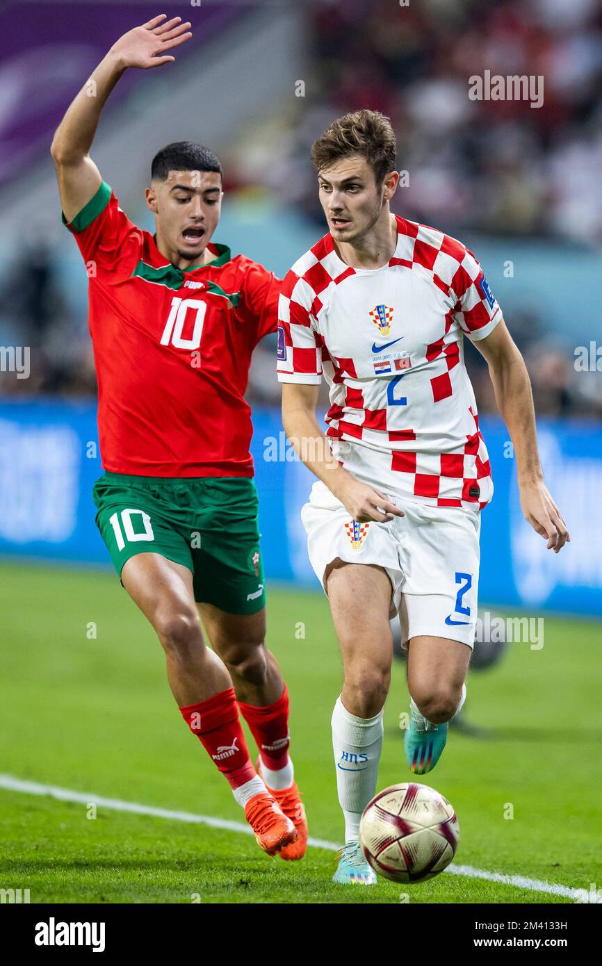 Al Rajjan, Qatar. 17th Dec, 2022. Soccer: World Cup, Croatia - Morocco ...