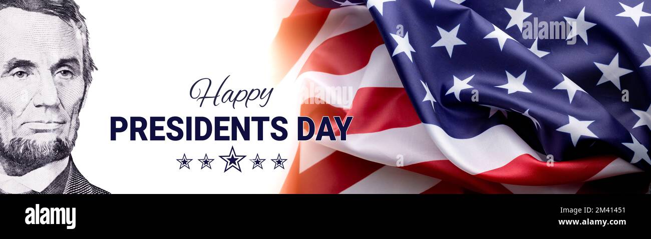 Collage of American Presidents portraits cut of Dollar bills. Happy ...