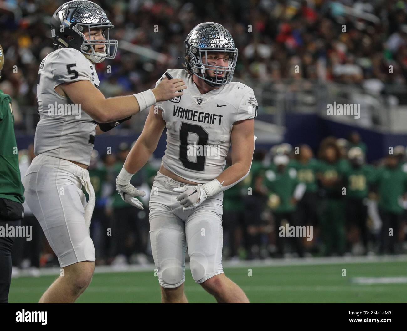 Dallas, TX, USA. 17th Dec, 2022. Vandergrift's Brayden Bunchanan #5 ...