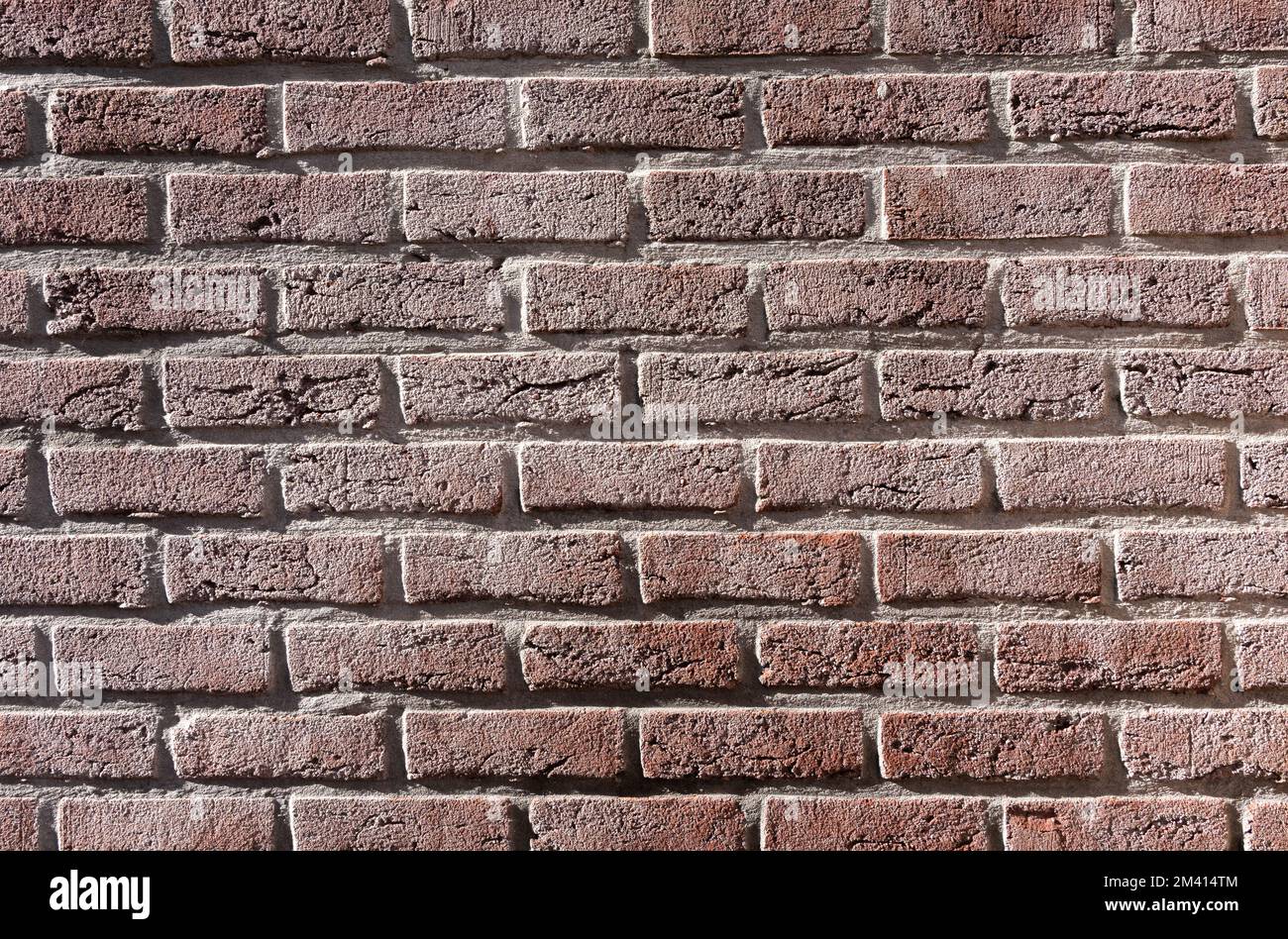 Salt deposits on a brick wall. textured Stock Photo - Alamy