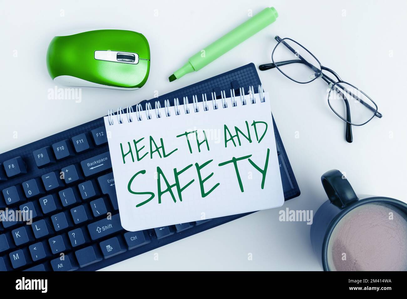 Conceptual caption Health And Safety. Internet Concept Taking the ...
