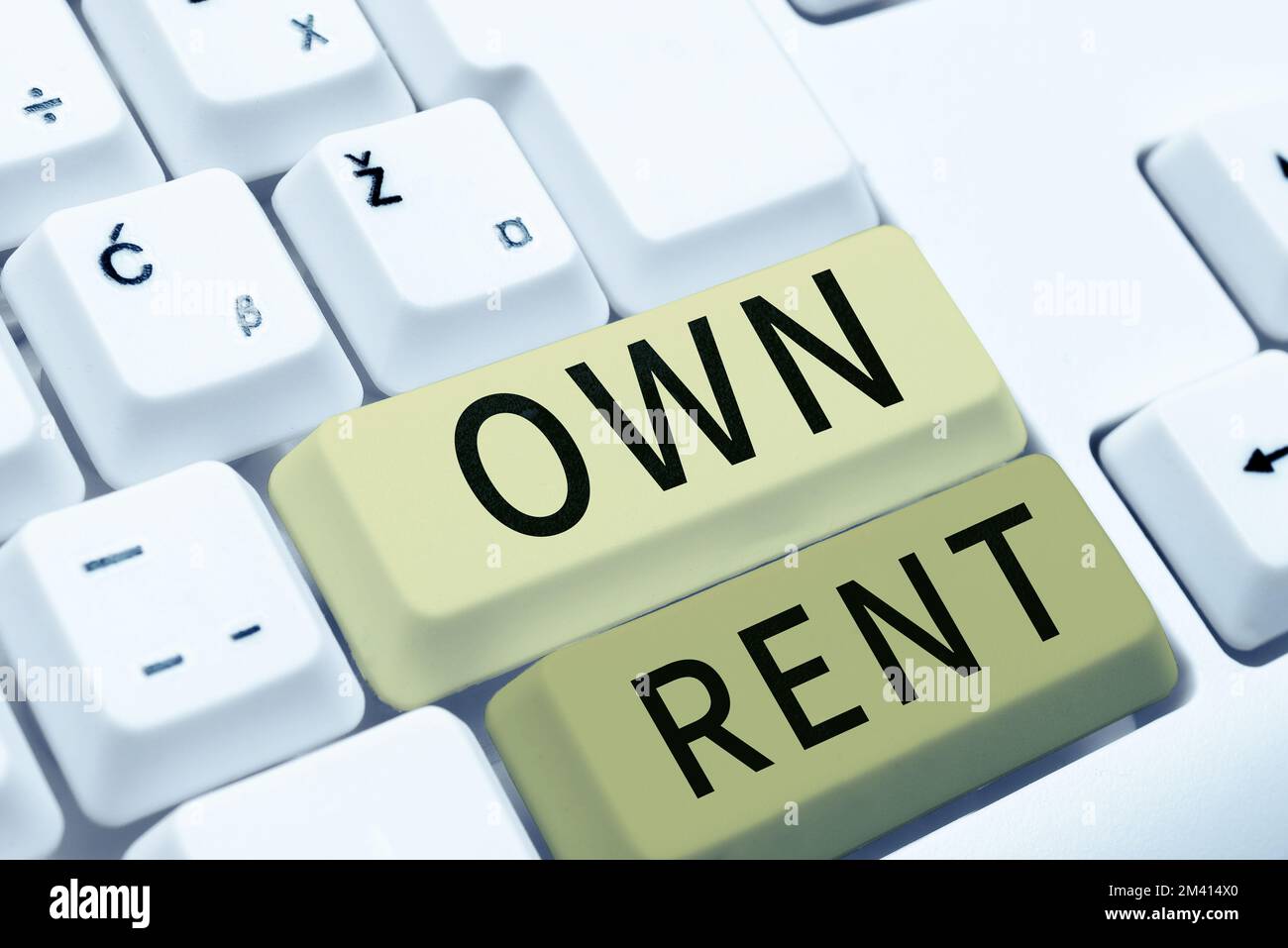 Writing displaying text Own Rent. Word for tangible property is leased ... Writing displaying text Own Rent. Word for tangible property is leased ...
