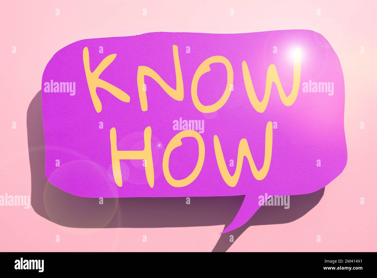 Sign displaying Know How. Business concept The process to learn of ...