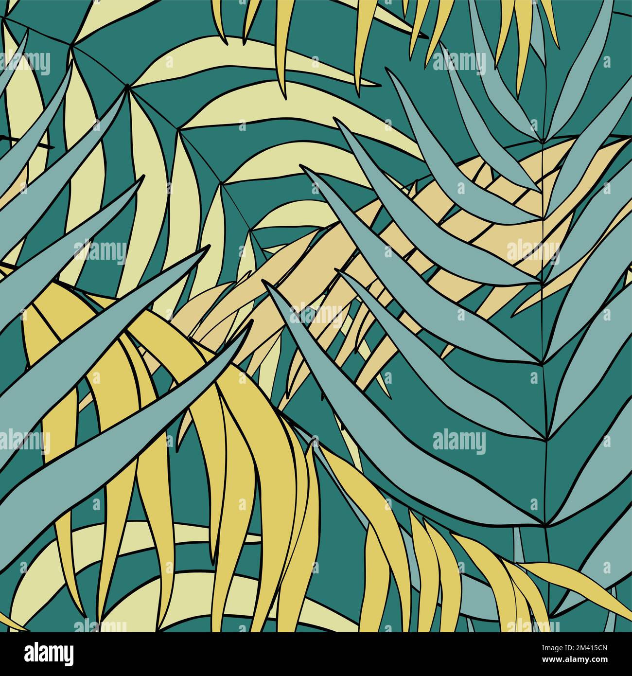 Green leaf pattern texture abstract background. Green tropical leaves ...