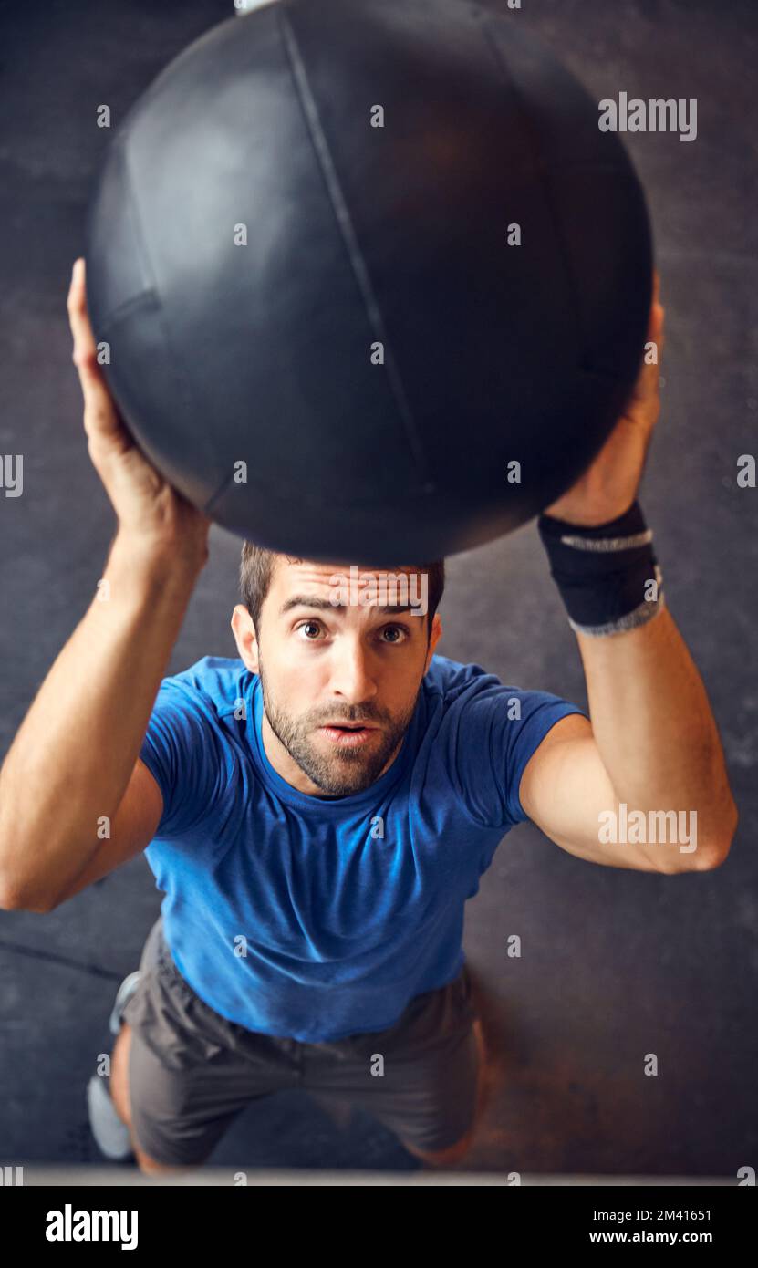 Handsome men exercising in gym hi-res stock photography and images - Alamy