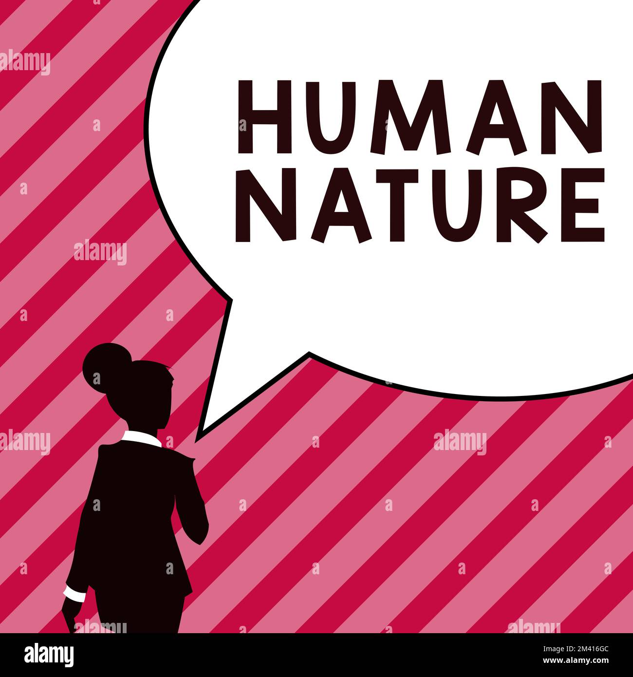 Inspiration showing sign Human Nature. Word Written on psychological ...