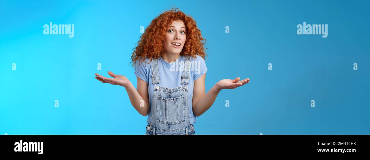 Who knows. Careless clueless attractive playful redhead cute curly ...