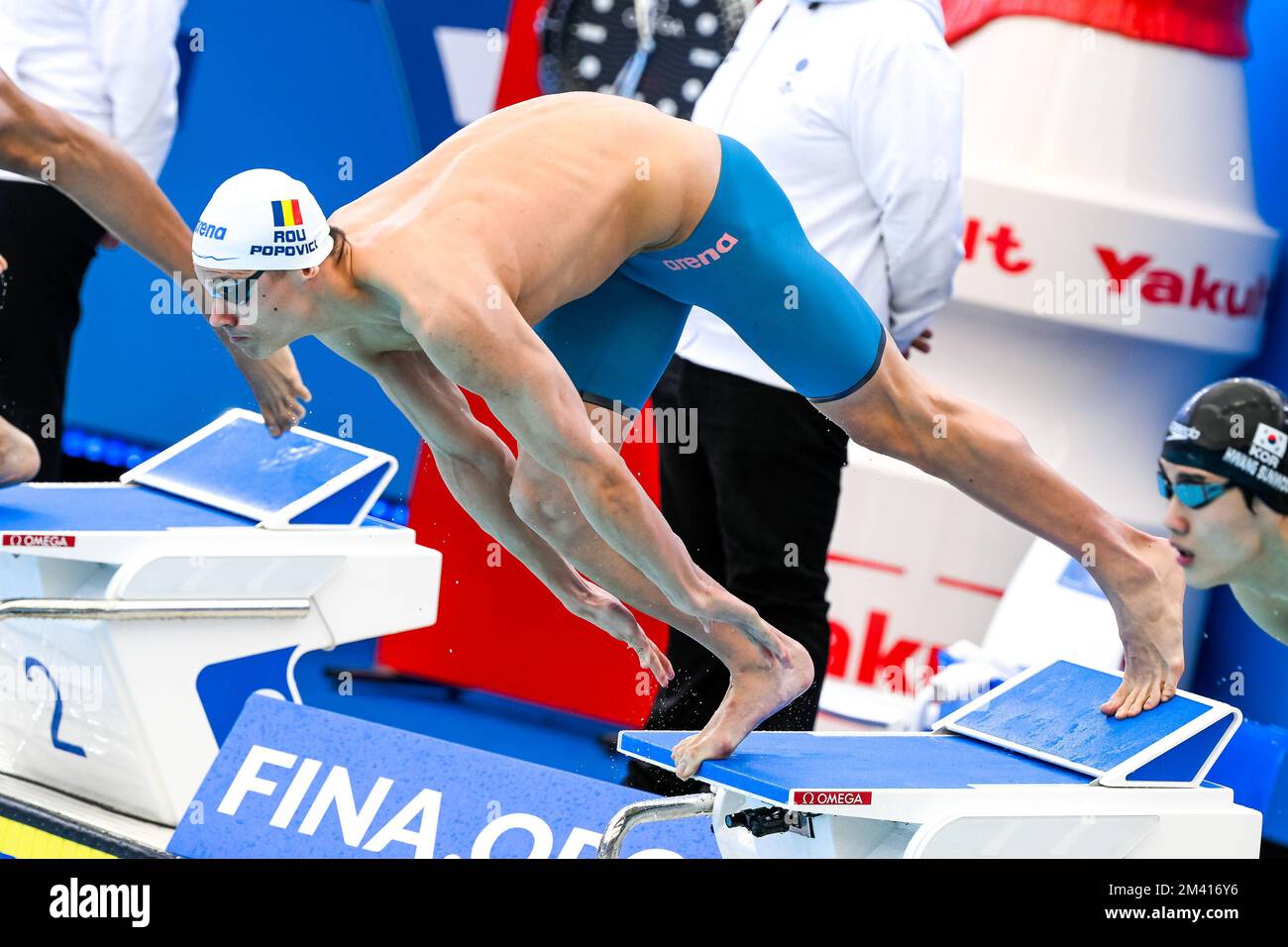 Melbourne, Australia. 18th Dec, 2022. David Popovici of Romania ...