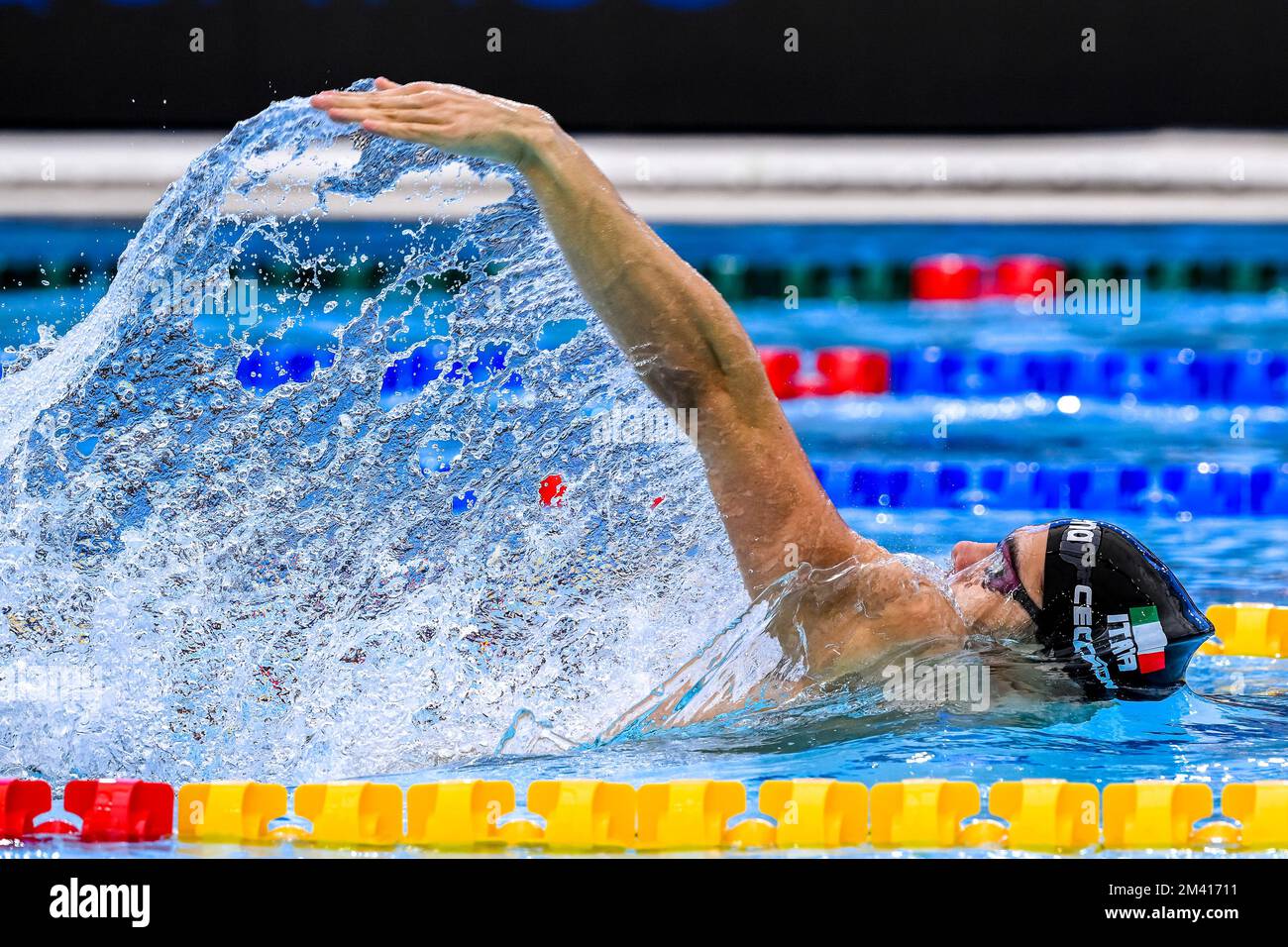 Melbourne, Australia. 18th Dec, 2022. Thomas Ceccon of Italy competes ...
