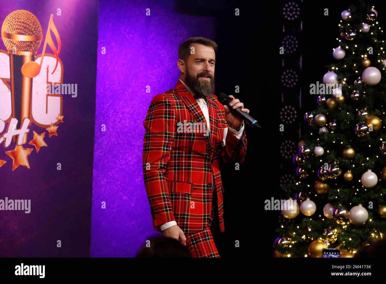 Mark Ed bei der Liveshow Music-Match im MytVplus Studio im Elbepark ...