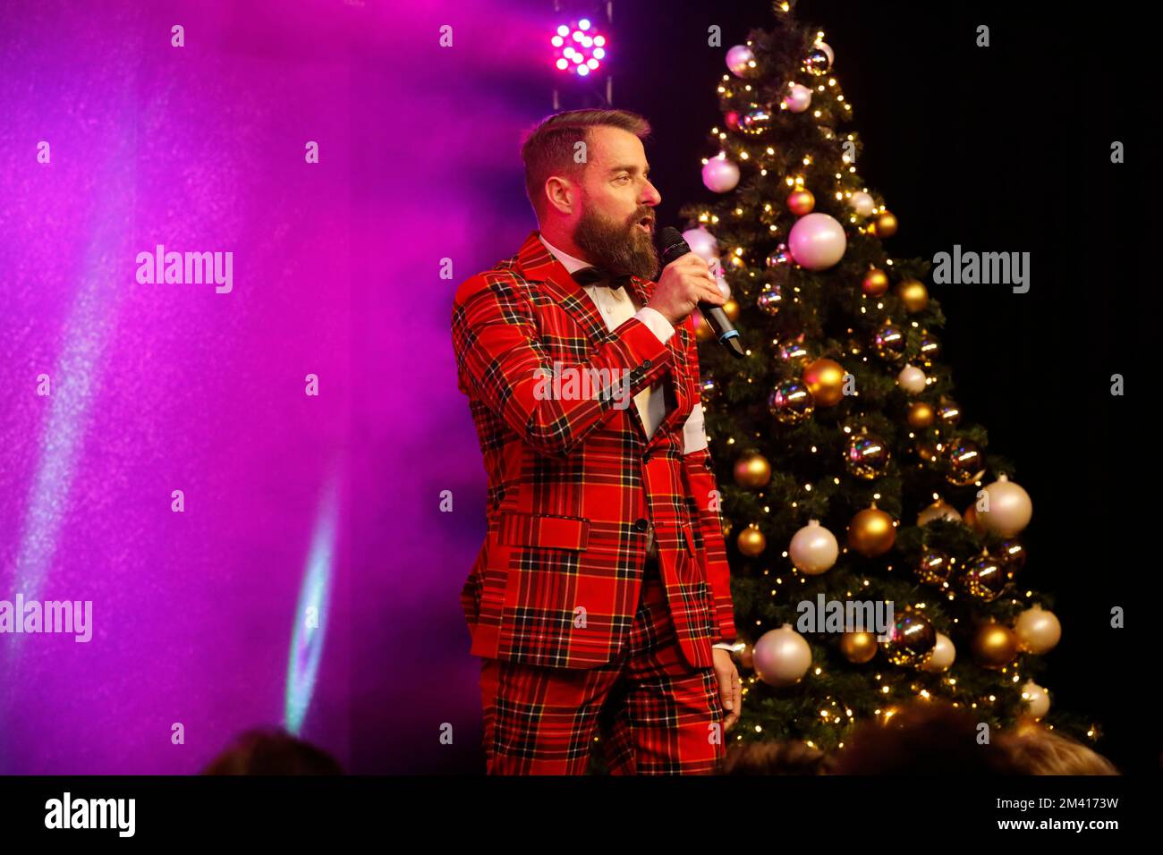 Mark Ed bei der Liveshow Music-Match im MytVplus Studio im Elbepark ...