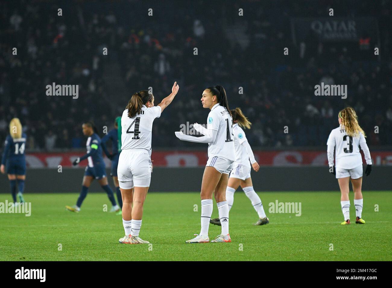 Rocio Galvez and Kathellen Sousa during the UEFA Women's Champions ...