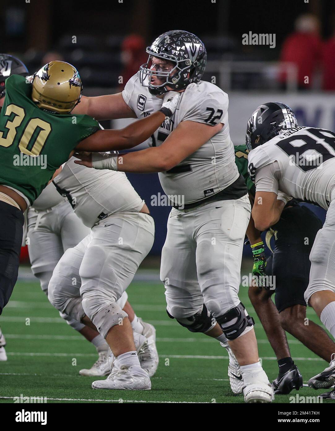 Dallas, TX, USA. 17th Dec, 2022. Vandergrift OT Ian Reed #72 during the ...