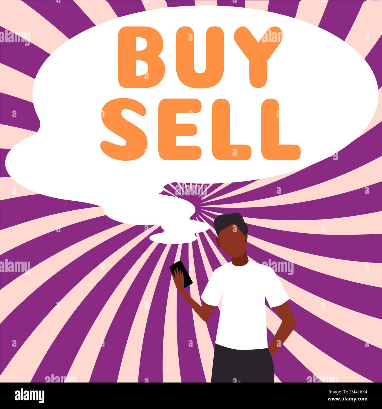 Conceptual display Buy Sell. Word Written on The buying and selling of ...