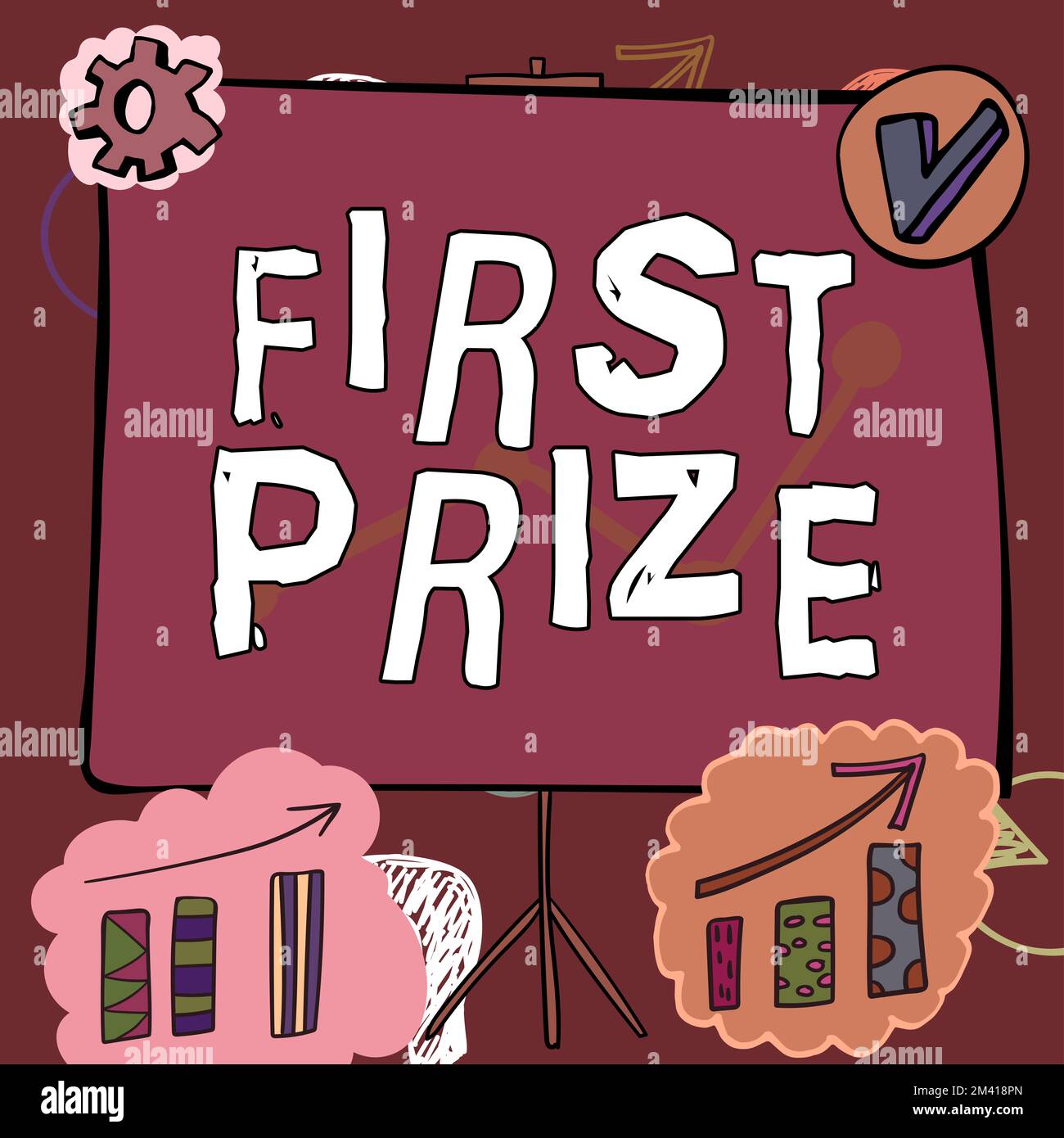 Conceptual caption First Prize. Business overview the most desirable or ...